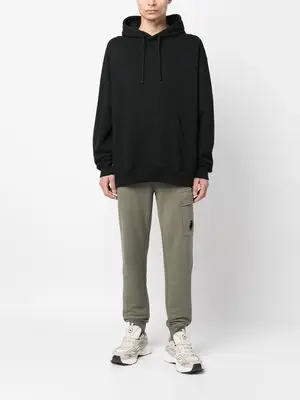 C.P. COMPANY Logo-patch Track Pants - Green