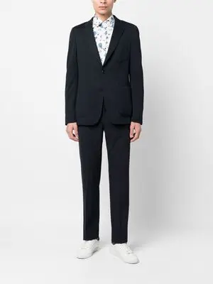 Canali Floral Print Classic Shirt