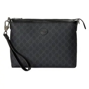 Gucci Messenger Bag With Interlocking G Black