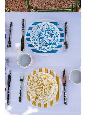 VIETRI Amalfitana Splatter Salad Plate