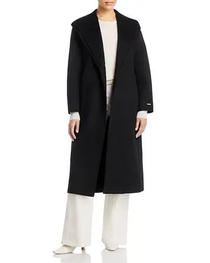 Tahari Elliot Belted Wrap Coat - Black