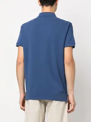 Polo Ralph Lauren Logo-embroidered Short-sleeved Polo Shirt - Blue
