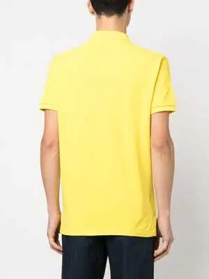 Polo Ralph Lauren Logo Embroidered Short Sleeve Polo Shirt - Yellow