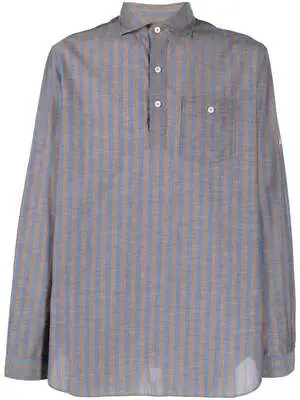 LARDINI Striped Cotton Shirt