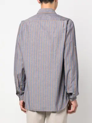 LARDINI Striped Cotton Shirt