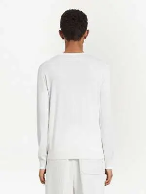 Zegna Cashseta Crew-neck Jumper - White