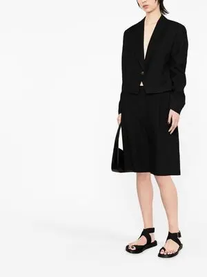 Brunello Cucinelli Boxy Woven Blazer Jacket