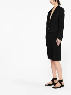 Brunello Cucinelli Boxy Woven Blazer Jacket