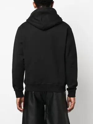Dsquared2 Logo-print Cotton Hoodie - Black