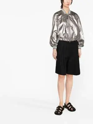Brunello Cucinelli Metallic Bomber Jacket
