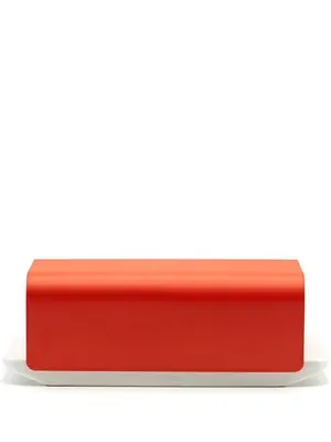 ALESSI Porcelain Butter Dish - Orange
