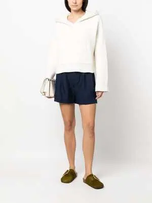 Ralph Lauren Pleated Silk Shorts