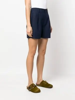 Ralph Lauren Pleated Silk Shorts