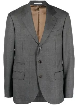 Brunello Cucinelli Single-breasted Wool Blazer