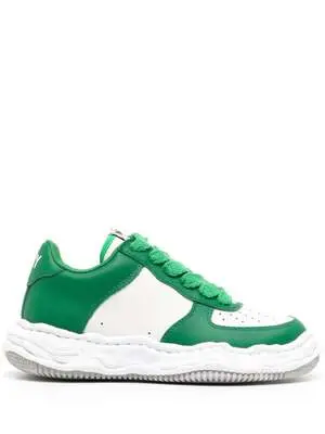 Mihara Yasuhiro Panelled Low-top Sneakers - Green