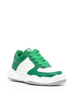 Mihara Yasuhiro Panelled Low-top Sneakers - Green