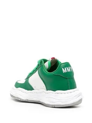 Mihara Yasuhiro Panelled Low-top Sneakers - Green