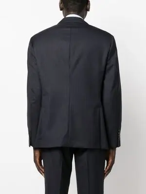 Brunello Cucinelli Chalk-stripe Virgin-wool Blazer