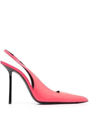 Saint Laurent Kiss 105 Slingback Pumps - Pink
