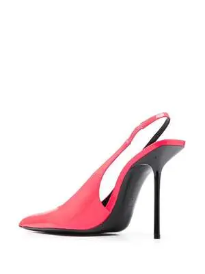 Saint Laurent Kiss 105 Slingback Pumps - Pink