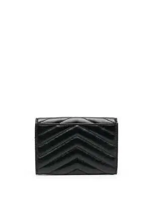 Saint Laurent Monogram Quilted Wallet