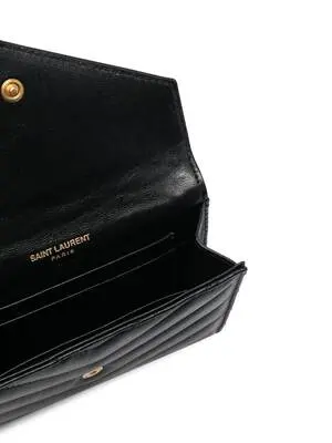 Saint Laurent Monogram Quilted Wallet