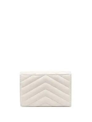 Saint Laurent Monogram Quilted Wallet