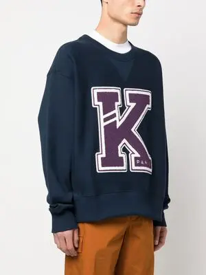 Kenzo Logo-appliqué Crew-neck Sweatshirt