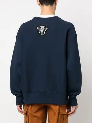 Kenzo Logo-appliqué Crew-neck Sweatshirt