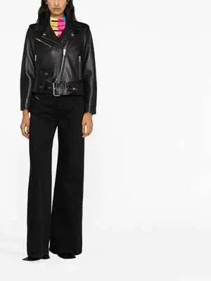 STAND STUDIO Zip-up Leather Jacket