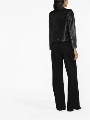 STAND STUDIO Zip-up Leather Jacket