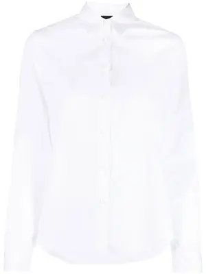 Aspesi Long-sleeve Cotton Shirt - White