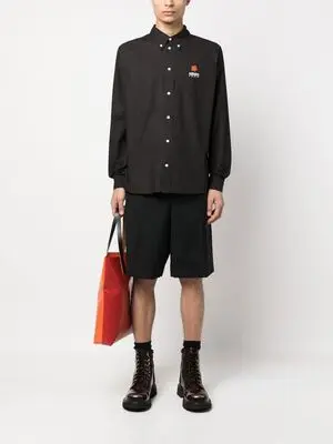 Kenzo Boke Flower Button-down Shirt - Black