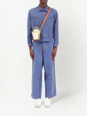MAISON MARGIELA Fire Woven Bucket Bag