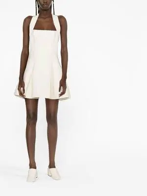 Khaite The Hila Flared Minidress