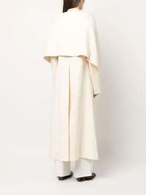 THE ROW Cashmere-silk Blend Drape-detail Coat