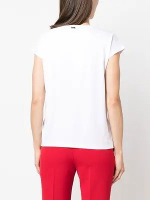 Herno Crystal-embellished Logo T-shirt