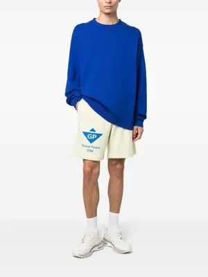 Givenchy X Bstroy Graphic-print Track Shorts - Green