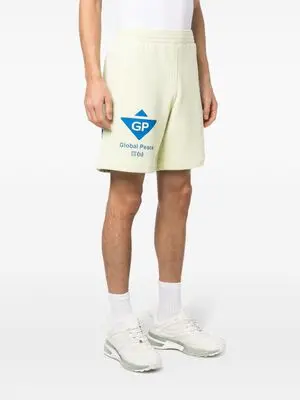Givenchy X Bstroy Graphic-print Track Shorts - Green