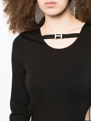 HELIOT EMIL Logo-detail Mini Dress
