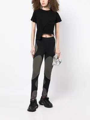 HELIOT EMIL Logo-print Two-tone Leggings