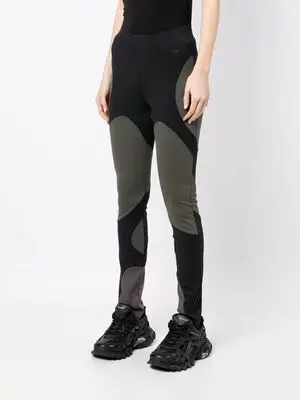HELIOT EMIL Logo-print Two-tone Leggings