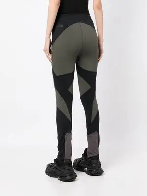 HELIOT EMIL Logo-print Two-tone Leggings