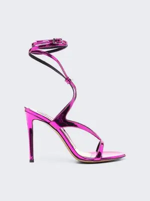 Alexandre Vauthier High Heel Strappy Sandal - Fuchsia