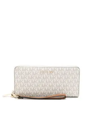 Michael Kors Jet Set Monogram Wallet - Neutrals