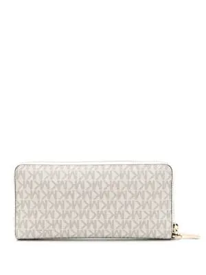 Michael Kors Jet Set Monogram Wallet - Neutrals