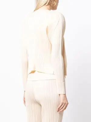 Issey Miyake Pleated Cropped Jacket