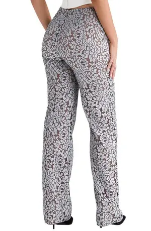 House Of Cb Mara Floral Lace Trousers