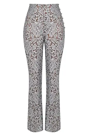 House Of Cb Mara Floral Lace Trousers