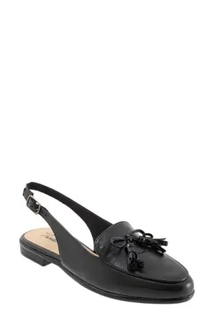 Trotters Lillie Slingback Loafer - Black